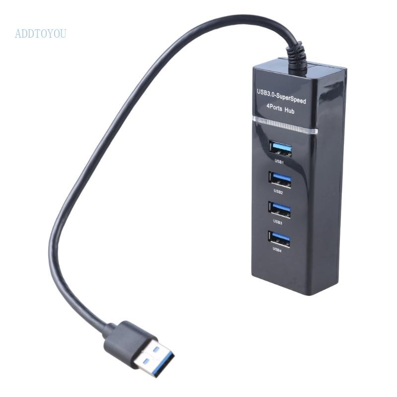 3C Multi Device รองรับ 4 พอร์ต USB 3 0 Hub แบบพกพา Multiport อะแดปเตอร์ ...