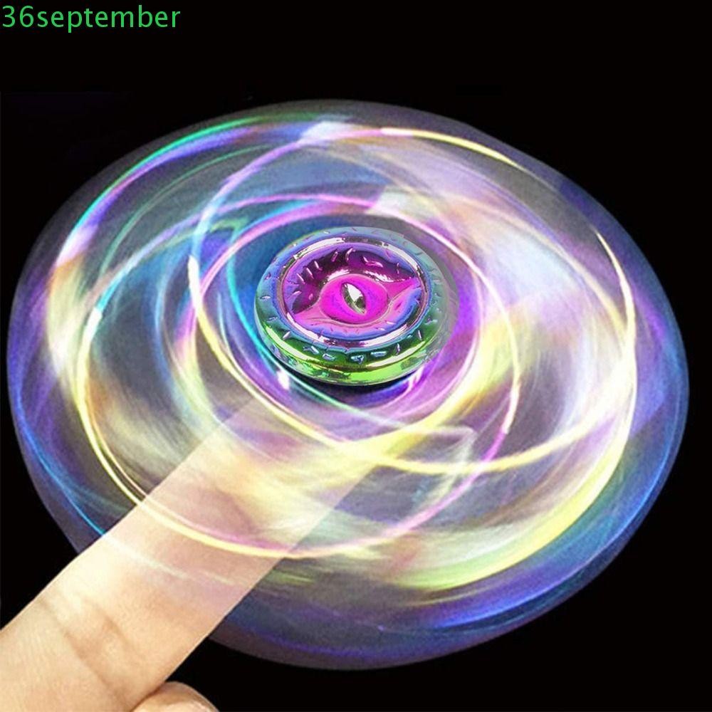 Spepember Hand Spinner, Dragon Wings โลหะความเร็วสูง Rainbow Finger ...
