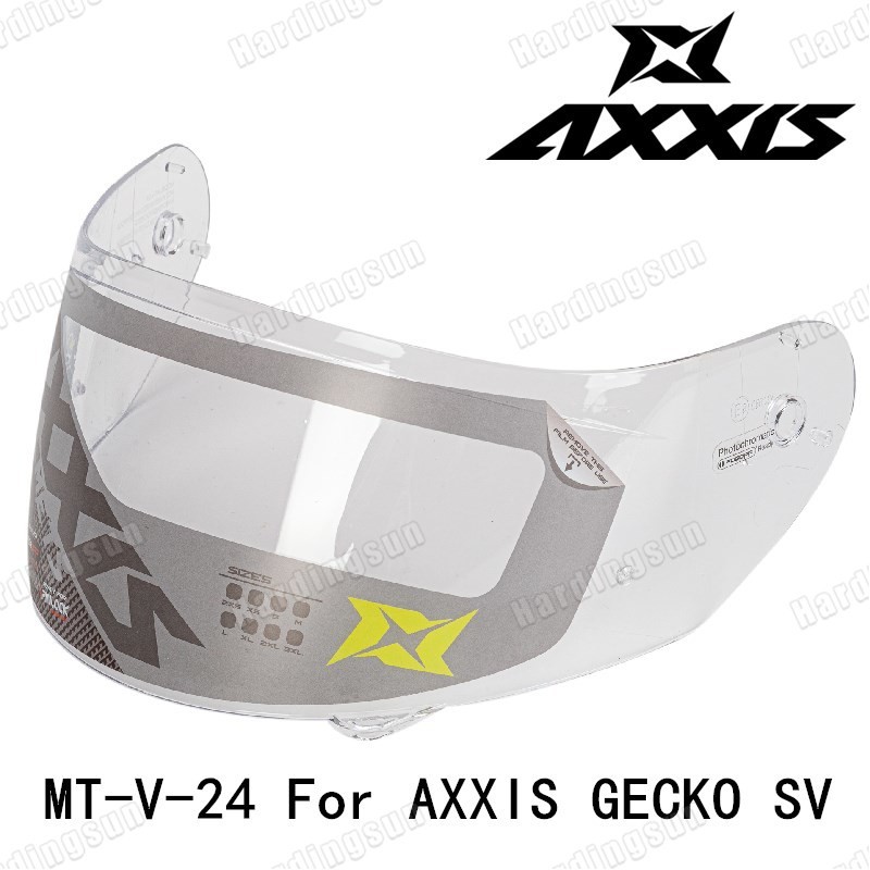 Axxis GECKO SV Shield Professional AXXIS กระบังหน้าหมวกกันน็อค MT-V-24 ...