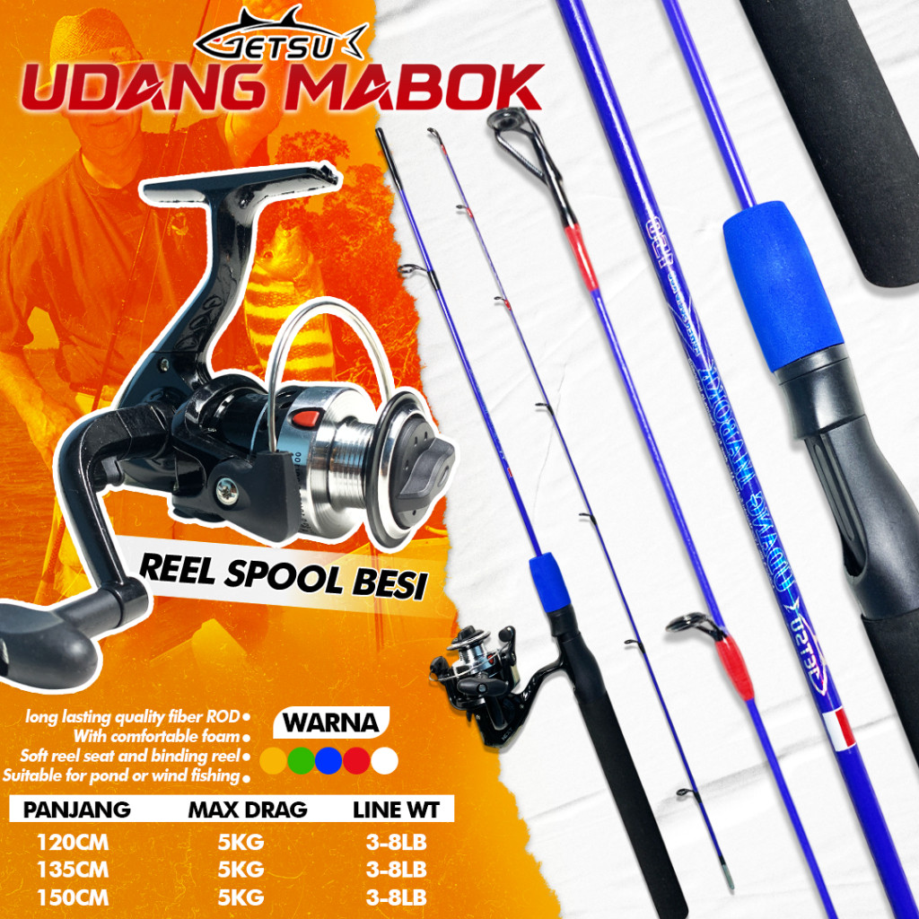 ชุดคันเบ็ด Drunken กุ้ง Gtsu และม้วนเหล็กที่แข็งแกร่ง | Shopee Thailand