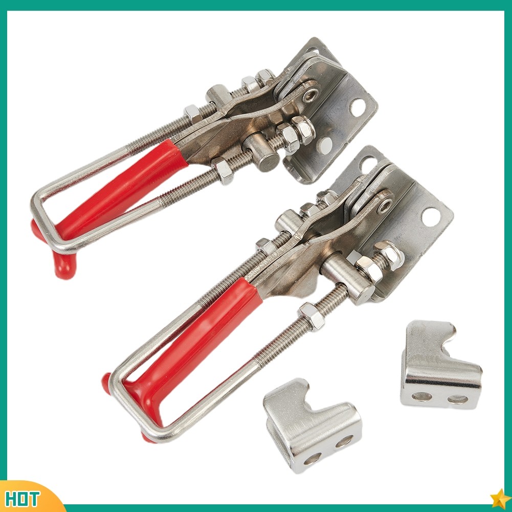 grace 2 ชิ้น Heavy Duty Latch U Bolt Self-lock Toggle Clamp สแตนเลสโหลด ...