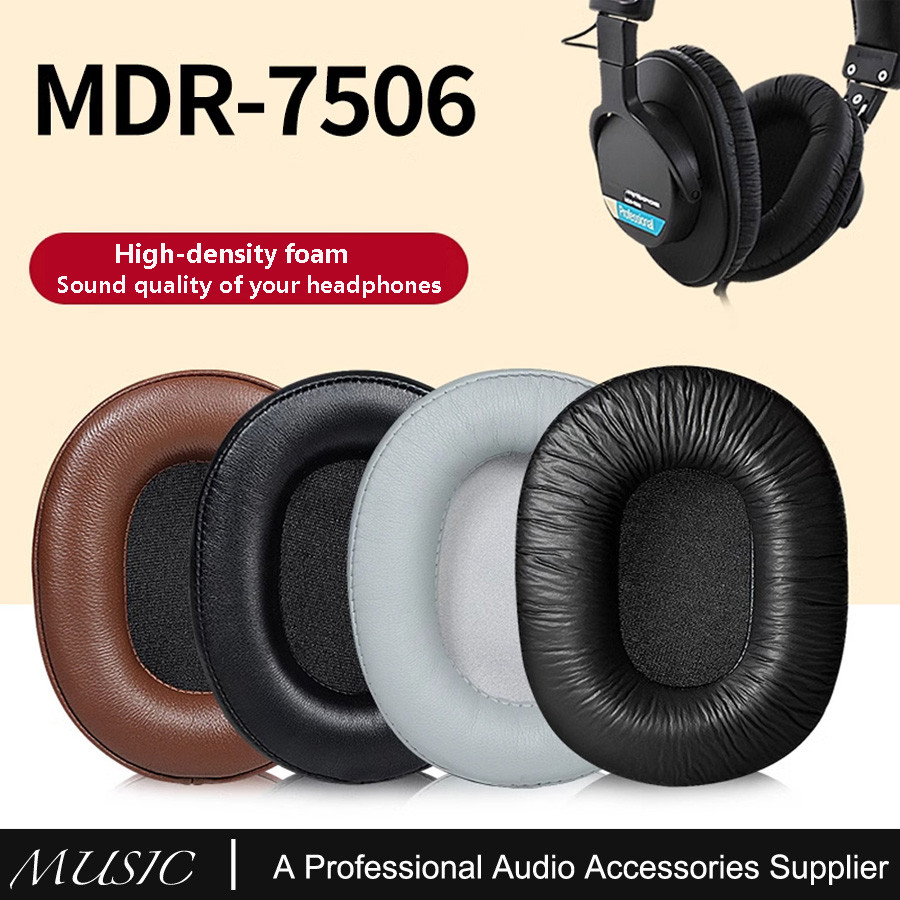 แผ่นรองหูฟังเบาะสําหรับ Sony MDR-7506 MDR-V6 MDR-V7 MDR-CD900ST Monitor ...