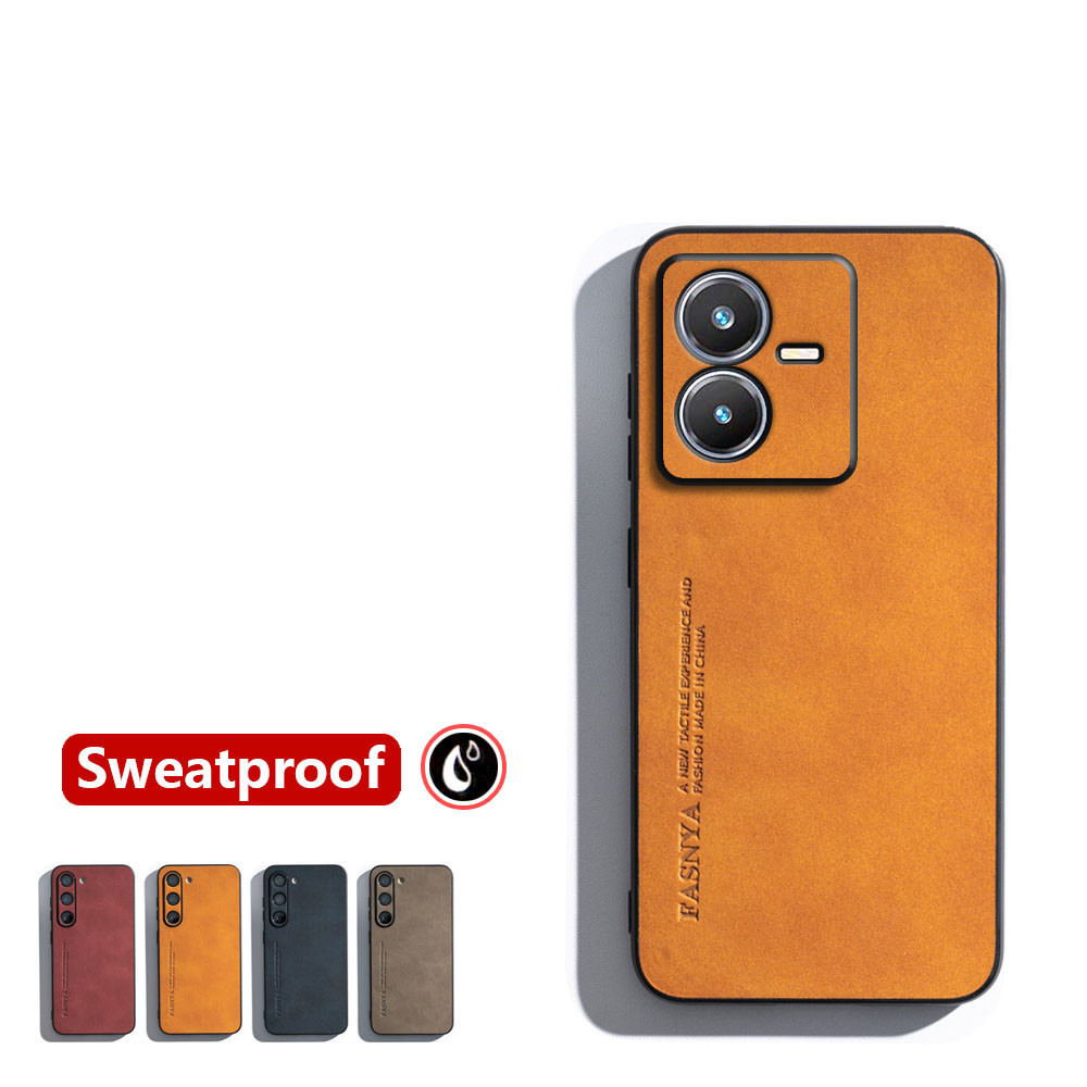 Vivo Y22s Y22 4G 2020 V2206 ความรู ้ สึกผิว Elegance Retro หนังเคสโทร ...