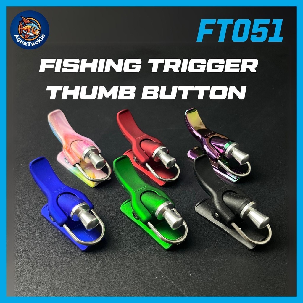 AquaTackle - FT051Fishing Trigger Thumb Button Safety Finger Protector ...