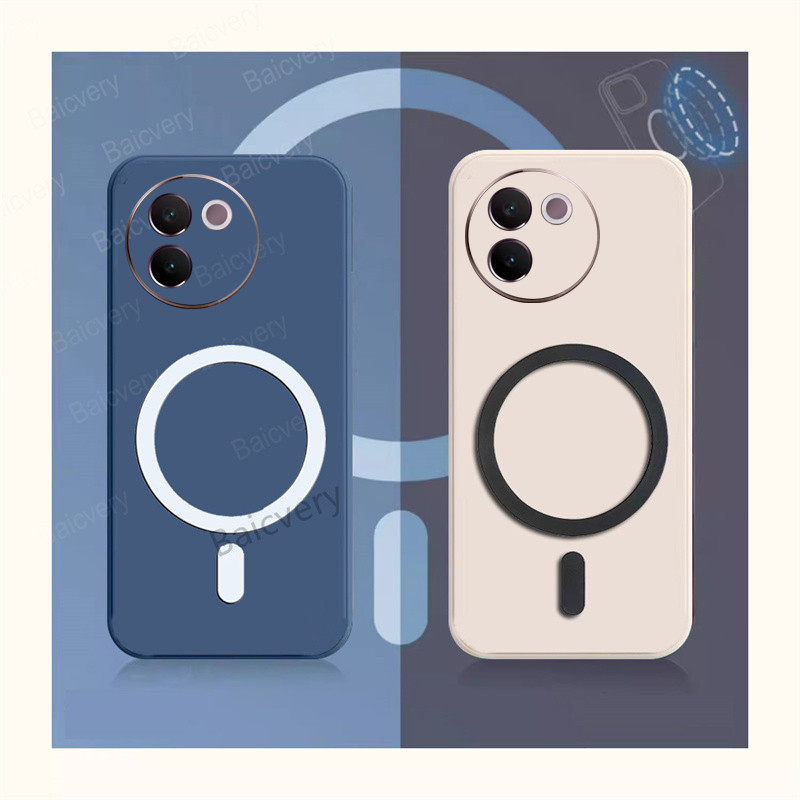 ปลอกสําหรับ VIVO V30E 5G V2340 V2339 / V40 LITE 5G พร้อมแหวนแผ่นเหล็ก ...