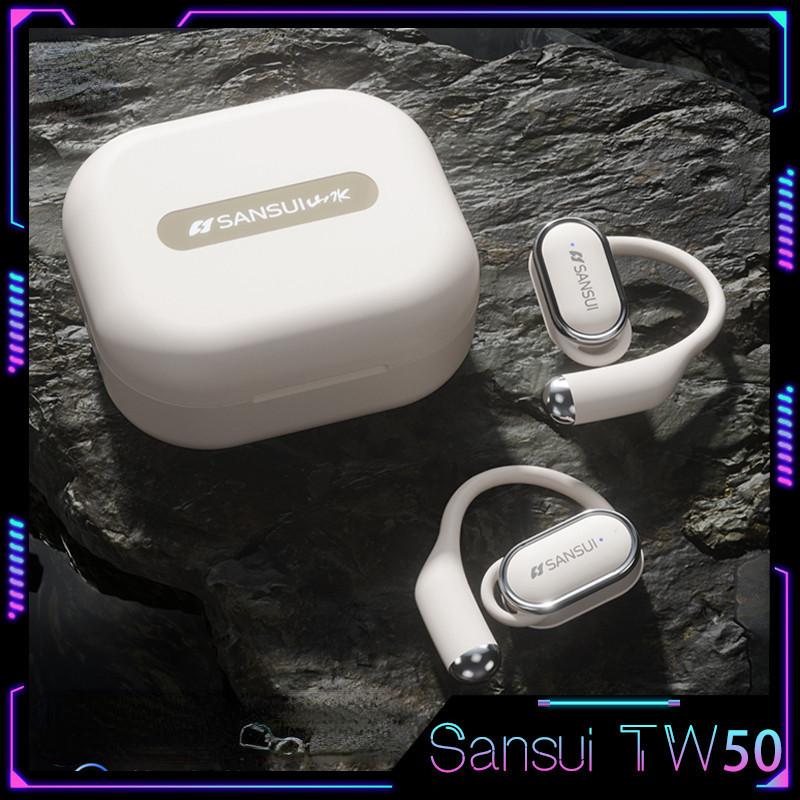 Sansui Tw50 ชุดหูฟังบลูทูธไร ้ สายแบบแขวนหูฟัง Air Conduction ลดเสียงรบ ...