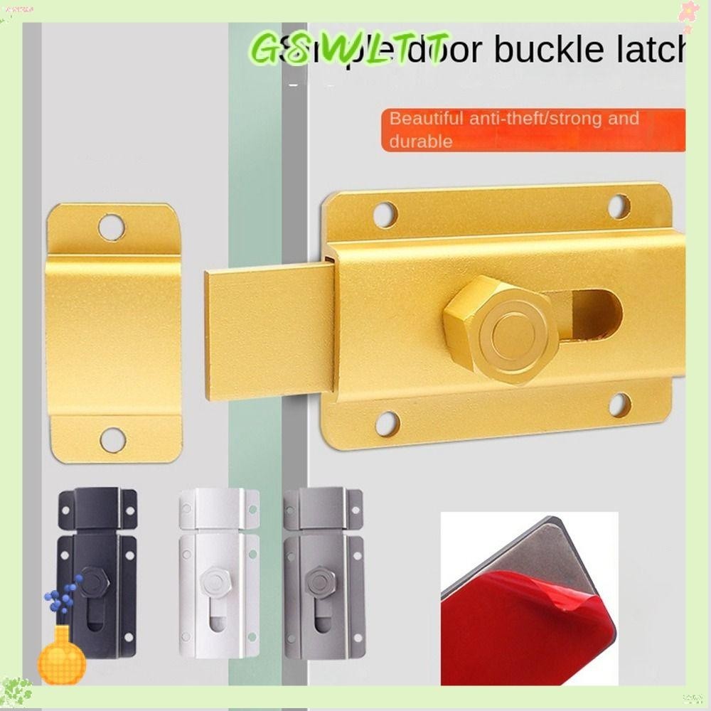 Gswltt Security Bolt Latch,ทนทาน Anti-theft ประตู Latch, Creative ฮาร ์ ...