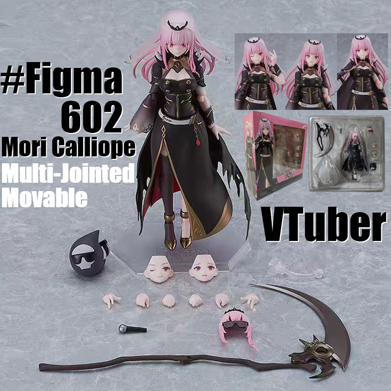 Mori Calliope Action Figure VTuber Figma 602 Model Collection ตุ๊กตาของ ...