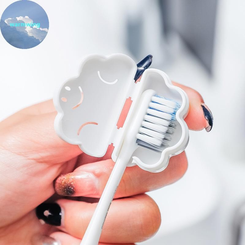 Warmwing 4 ชิ้นน่ารักผสมสีหัวแปรงสีฟันแบบพกพาฝาครอบป้องกันหมวกกันฝุ่นกรณีท่องเที่ยว TH | Shopee ...