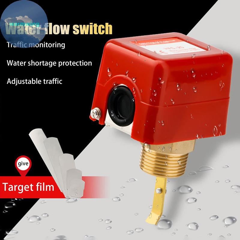 Warmwing Target Flow Meter ซีลสแตนเลสสีแดง Flow Sensor Controller สวิตช์การไหลของน้ําเครื่องมือ ...