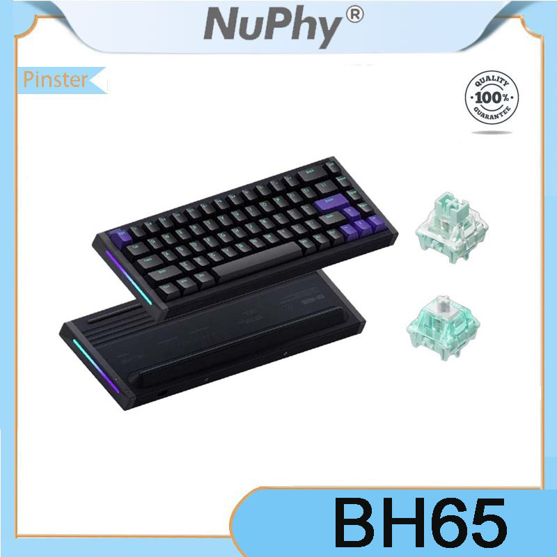 Nuphy BH65 คีย์บอร์ดแกนแม่เหล็กเกมอลูมิเนียม, อัตราคืน 8k, RT0.01, SOCD, Rapid Trigger ...
