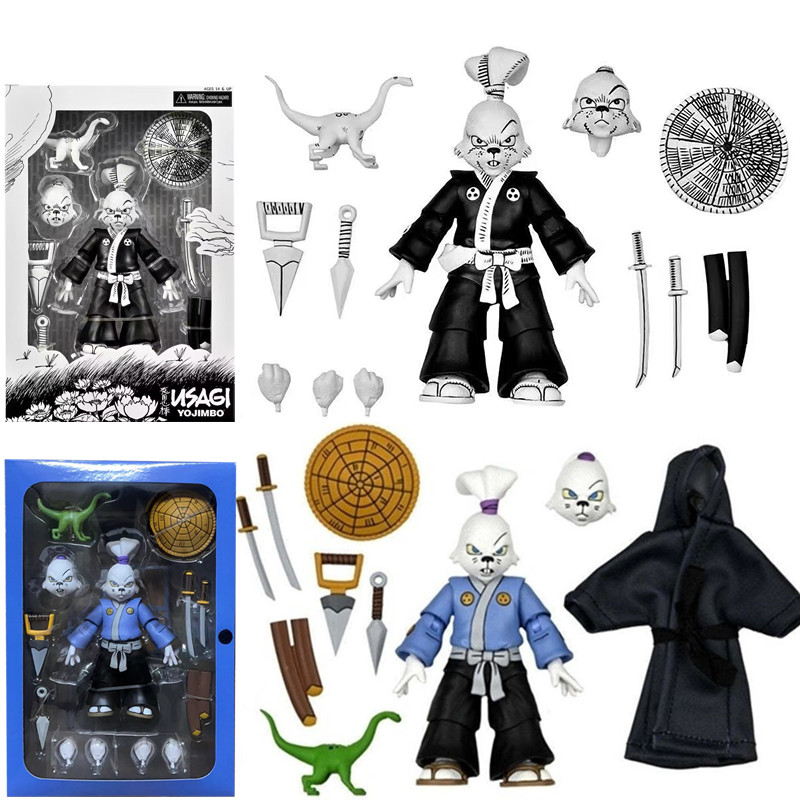 Neca Usagi Yojimbo Action Figure Miyamoto Usagi เต่านินจาวัยรุ่นตกแต่ง ...