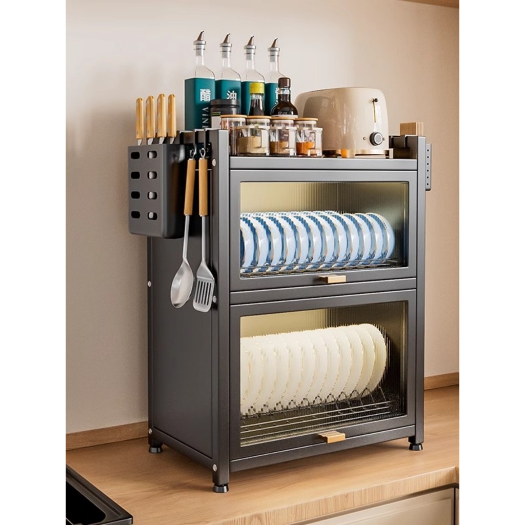Kitchen Bowl and Dish Storage Rack Countertop Bowl Rack Household Bowl ...