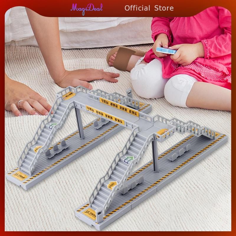 Magideal DIY รุ่น Footbridge DIY ประกอบ Flyovers HO Scale ชุดอาคาร ...