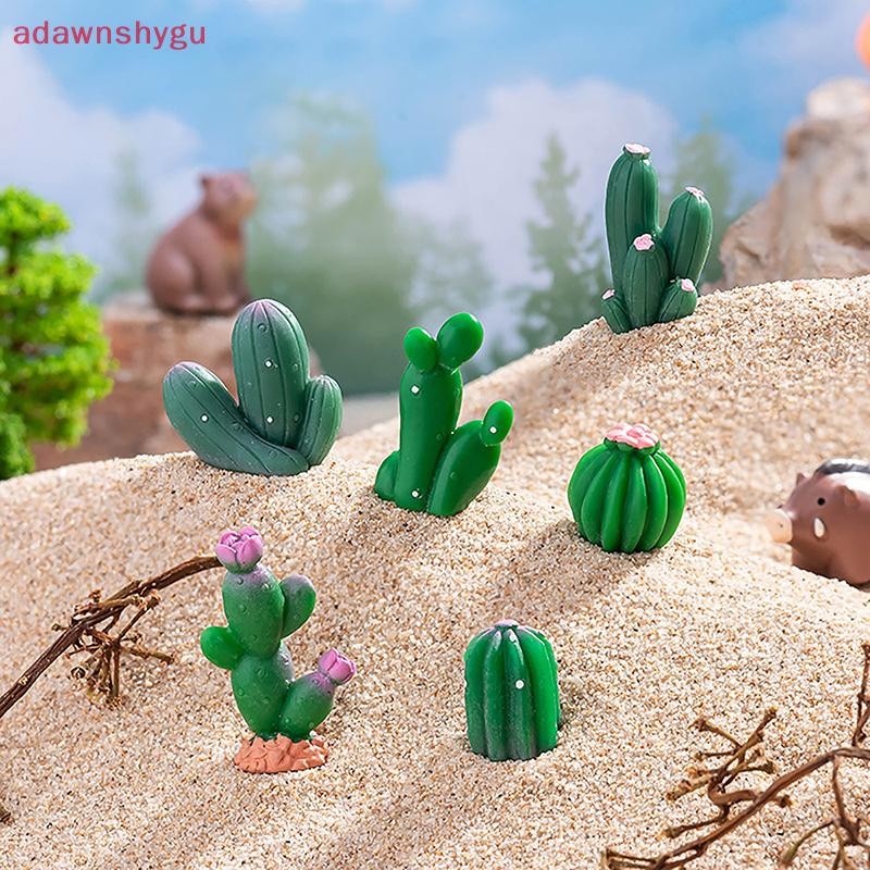 Adagu 1 ชิ้นน่ารัก Mini เรซิ่นกระบองเพชร Micro ภูมิทัศน์เครื่องประดับ ...