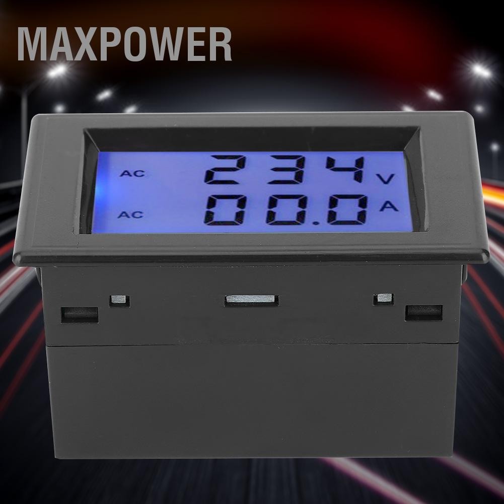 Maxpower D85-2042A LCD Dual Display เครื่องวัดแรงดันไฟฟ้าแอมป์มิเตอร์ ... Maxpower D85-2042A LCD Dual Display เครื่องวัดแรงดันไฟฟ้าแอมป์มิเตอร์ ...