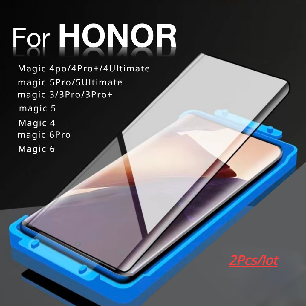 2 PC สําหรับ HONOR Magic 6 5 4 Pro ป้องกันหน้าจอ Magic6 Magic3 4 5 Ulitmate เซรามิค Soft Glass ...