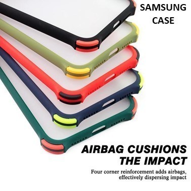 (BUMPER Matte Casing) SAMSUNG A02S J7PRIME NOTE9 A71 A31 A21S A12 A11 SHOCKING BUMPER HARD CASE ...