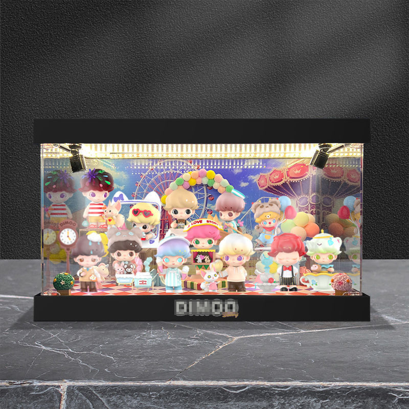 ฉากการจัดเก ็ บ POPMART POPMART DIMOO Dating Day Series Figure Mystery ...