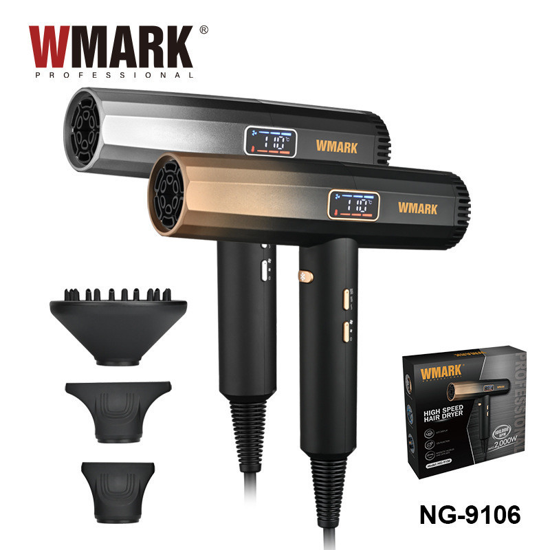 Wmark เครื่องเป่าผมความเร็วสูง ร้านทําผมในครัวเรือน 110,000 RPM เครื่องเป่าผมไร้แปรงถ่าน แห้ง ...