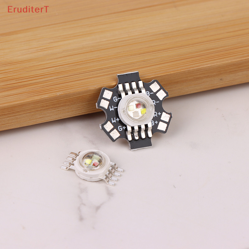 [EruditerT] 1 PC LED 3W RGB 4In1 LED 3W Emitter ไดโอดสําหรับเวทีแสงโคม ...