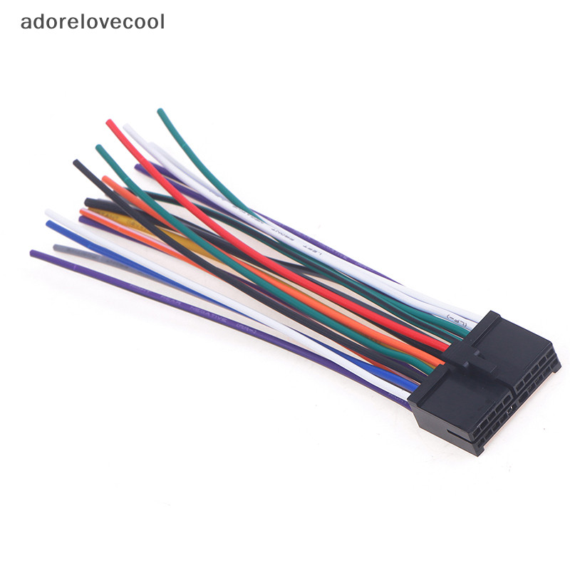 Adth รถวิทยุสายรัด 20pin Cd Connector Cable T-plug สายไฟดัดแปลงชิ ้ นส ...