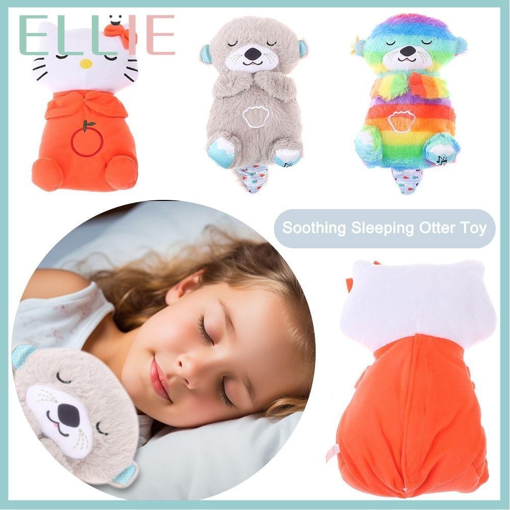 Ellie Soothing Sleeping Otter Toy, พร ้ อมการเคลื ่ อนไหวการหายใจพร ้ ...