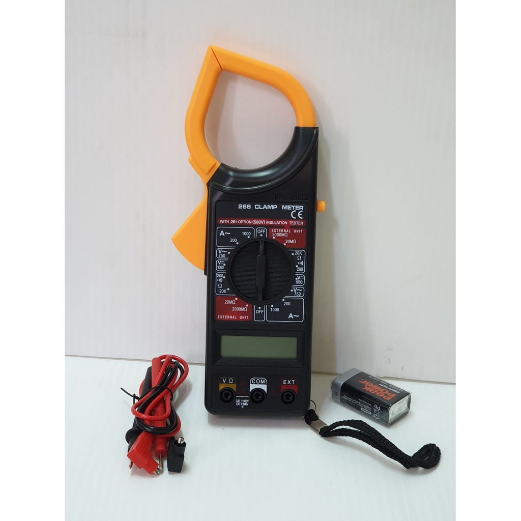 คลิปแอมป์มิเตอร์ Clamp Meter #266 | Shopee Thailand