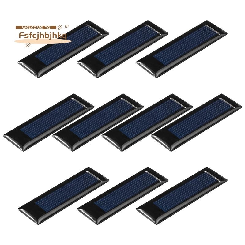 fsfejhbjhkkq10Pcs Mini Solar Panel ใหม่ 0.5V 100mA Solar Cells ...