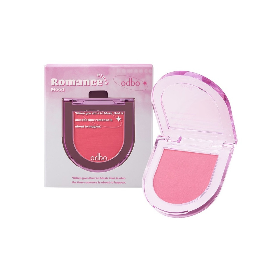 Odbo Romance Mood Blush 2.8g โอดีบีโอ โรแมนซ์ มู้ด บลัช OD1319 (1 ตลับ) | Shopee Thailand