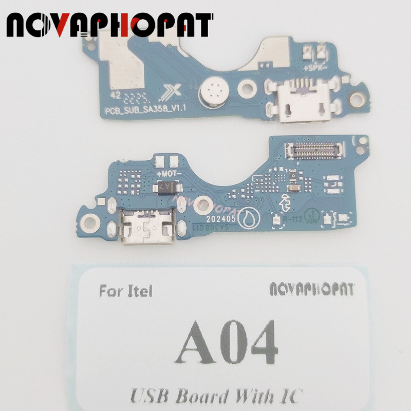 สําหรับ Itel A04 / A58 LITE USB Dock Charger พอร์ตปลั๊กหูฟังแจ็คเสียงไมโครโฟนชาร์จ Flex สาย IC ...