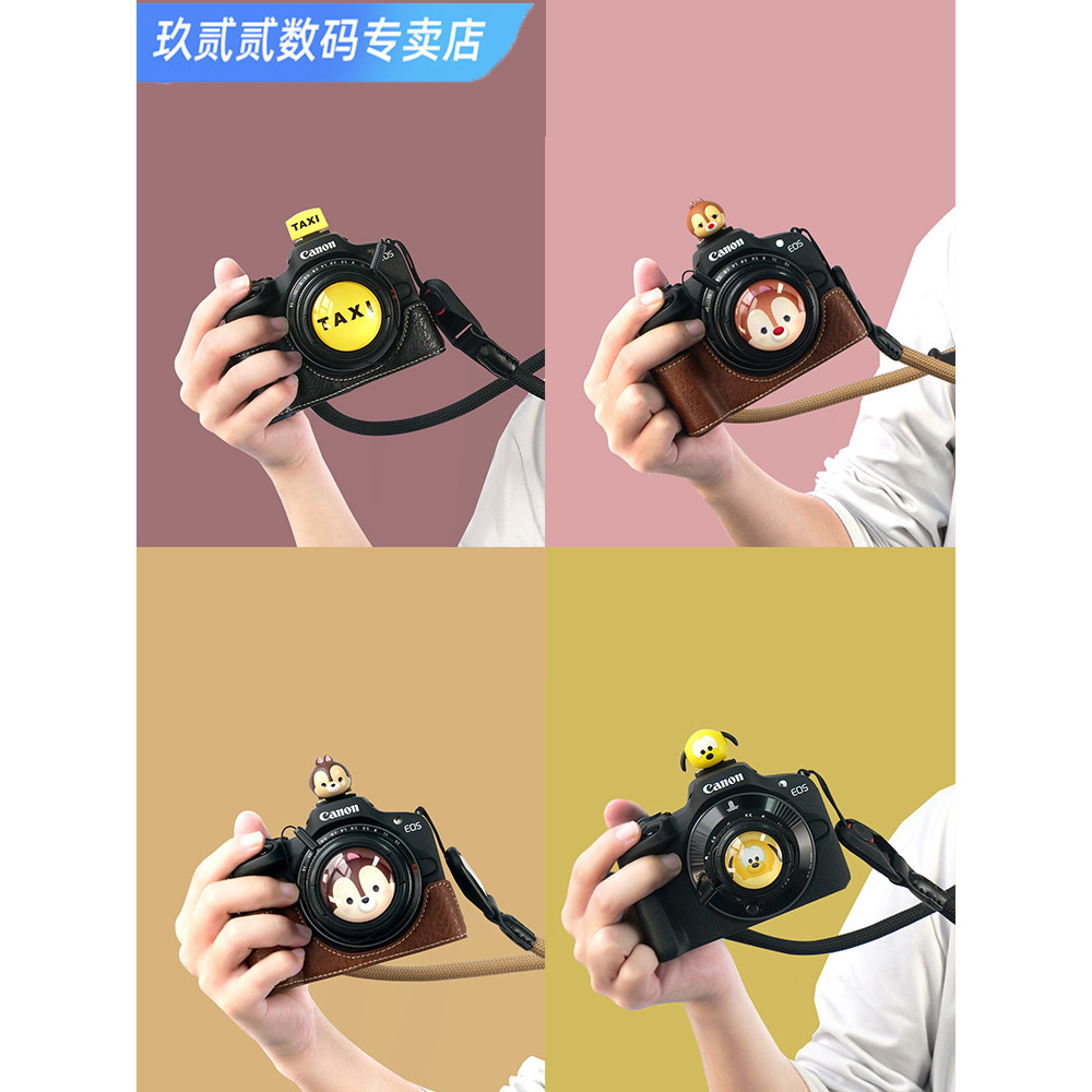 ฝาครอบเลนส์การ์ตูน ฝาครอบฮอทชู ใช้ได้กับ Fujifilm XS20 XT5 Nikon Z30 ...