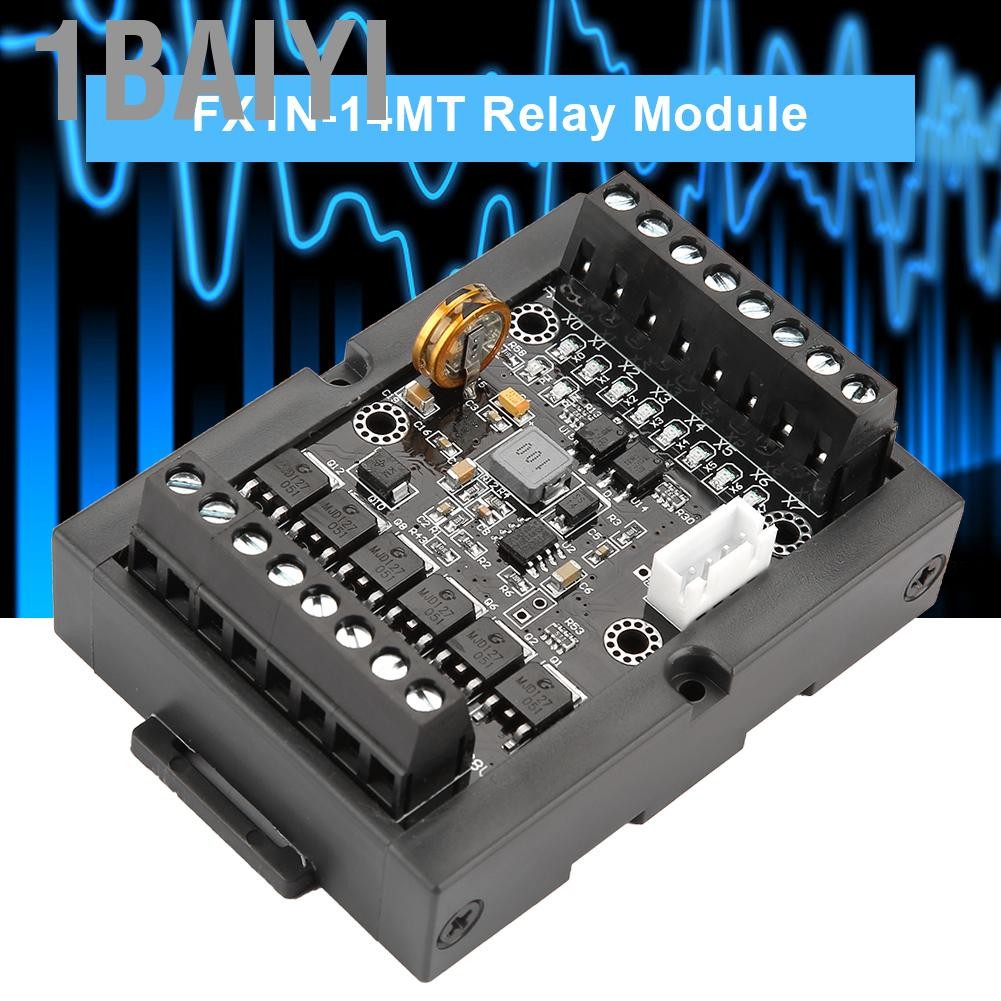 1baiyi Relay Module Plc Industrial Control Board FX1N-14MT การตั้งโปรแกรมล่าช้าด้วยเชลล์ ...