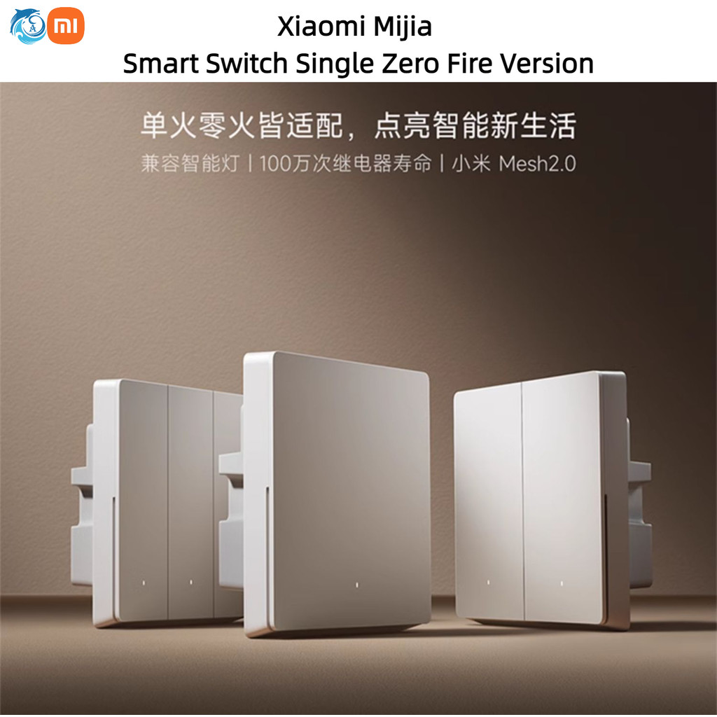 Xiaomi Mijia Smart Switch Single Zero Fire Version อัพเกรด Single Zero ...