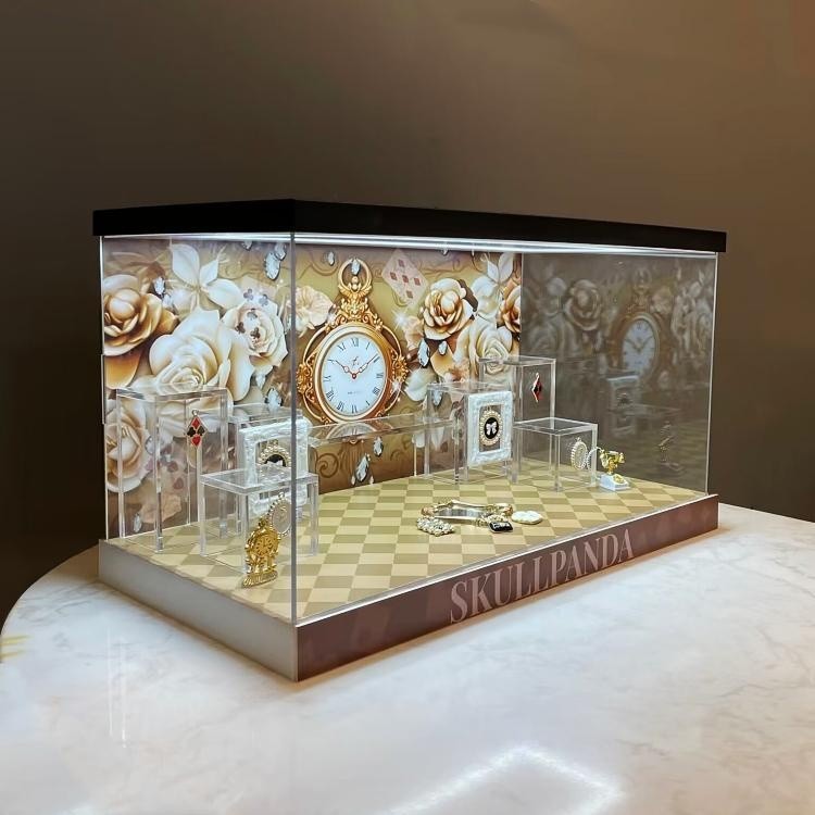 อาร์ตทอย กล่องใส่ art toy ชั้นวาง art toy C Art toy-POP MART skullanda ...