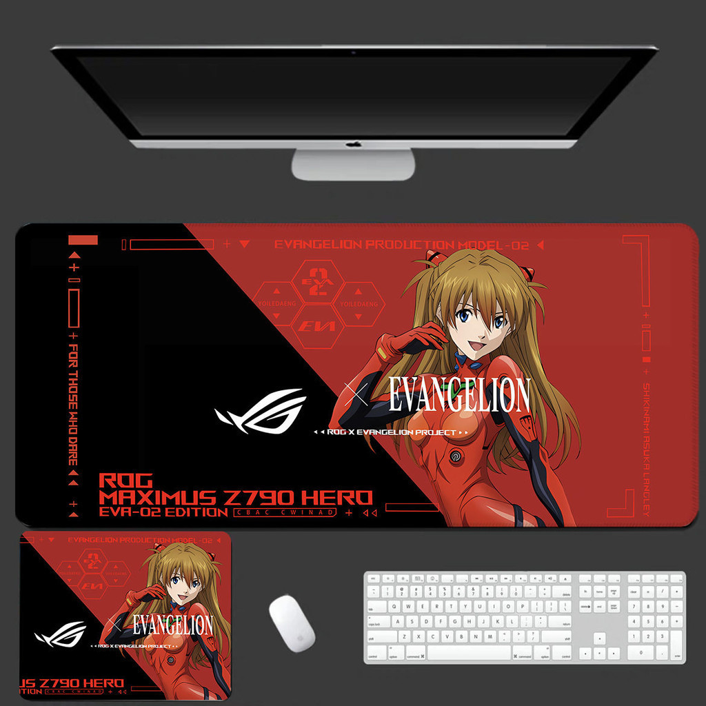 R ROG Asuka EVA แผ่นรองเมาส์ กันลื่น กันสิ่งสกปรก ล้างทําความสะอาดได้ สําหรับคอมพิวเตอร์ตั้งโต๊ะ ...