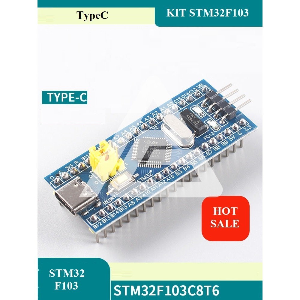 โมดูล ST STM32F103C8T6 ของแท้พร้อมการเชื่อมต่อ typeC ของแท้ ST | Shopee ...