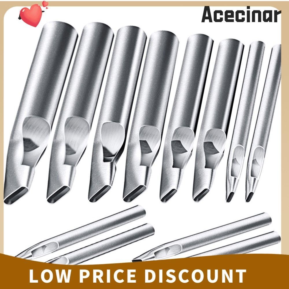 Acecinar เครื่องเจาะรูหนัง เข็มขัดหนัง ทรงวงรี แบบกลวง DIY 1 ชิ้น ...