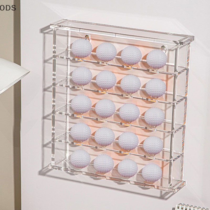 Ods Golf Ball Display Rack Wall Mount Cabinet Holder อุปกรณ์ของสะสมทน ...