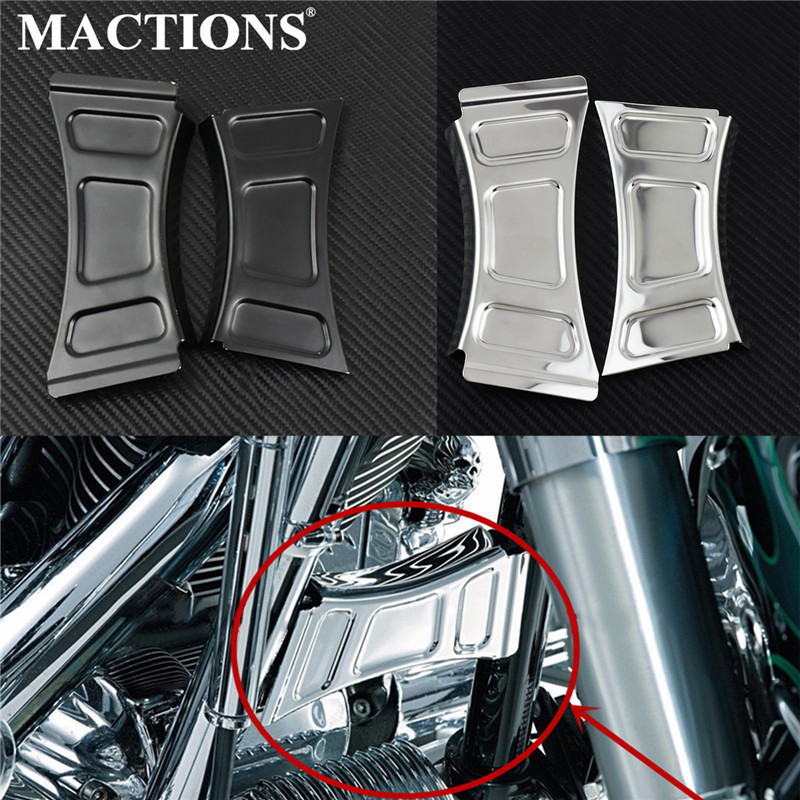 YJ Motorcycle Frame Downtube Crossbrace Cover Accent Trim Black&Chrome ...