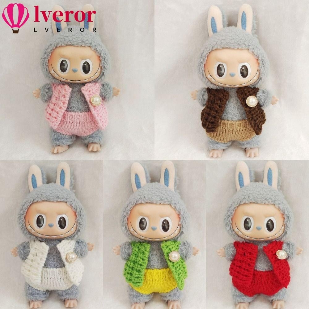 Lveror Labubu กางเกง, หลายรูปแบบเปลี่ยน Labubu ชุดชั้นใน, Mini ถัก DIY Hand-made ตุ๊กตาชุดชั้นใน ...
