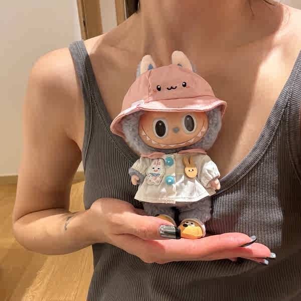 popmart official ชุดลาบูบู้ ผ้า Rabu 1015cm ตุ๊กตาผ้าฝ้าย popmart ชุด ...