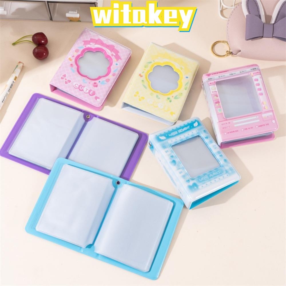 สมุดการ์ด WITAKEY, อัลบั้มรูป PVC 40 ช่อง, เครื่องผูกการ์ดขนาด 3 นิ้ว Kawaii | Shopee Thailand