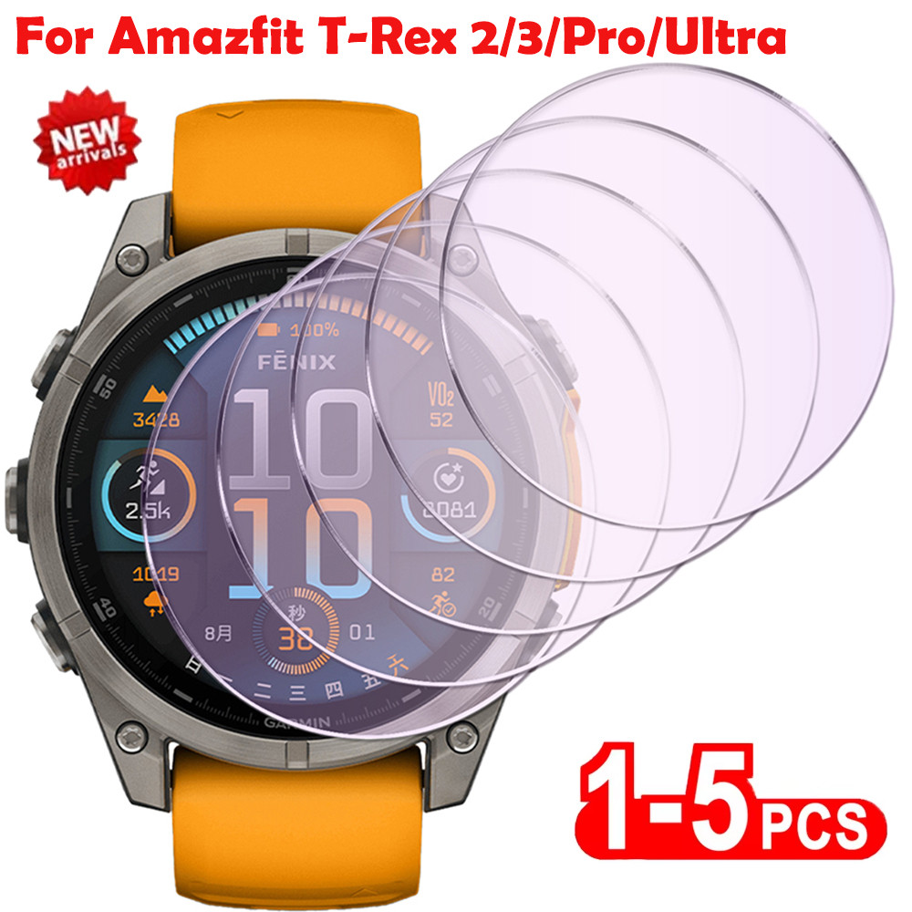 กระจกนิรภัยสําหรับ Amazfit T-rex 3 2 Ultra Pro 9H ความแข็ง HD Clear Film Screen Protector ...