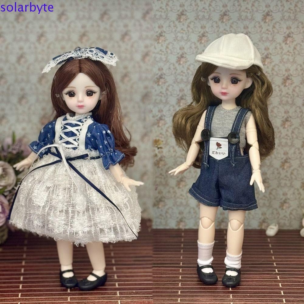 Solarbyte Princess Dress Up ตุ๊กตา Bjd, ดึงดูดตา 1/6 SD 30 ซม.ตุ๊กตา Bjd พร้อมเสื้อผ้า, ตุ๊กตา ...