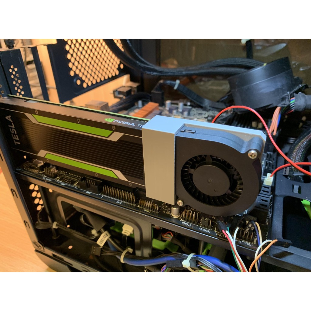 Nvidia Tesla P4 M4 T4 L4 กราฟิกการ์ดกึ่งสูง Cooling Turbo พัดลม ...