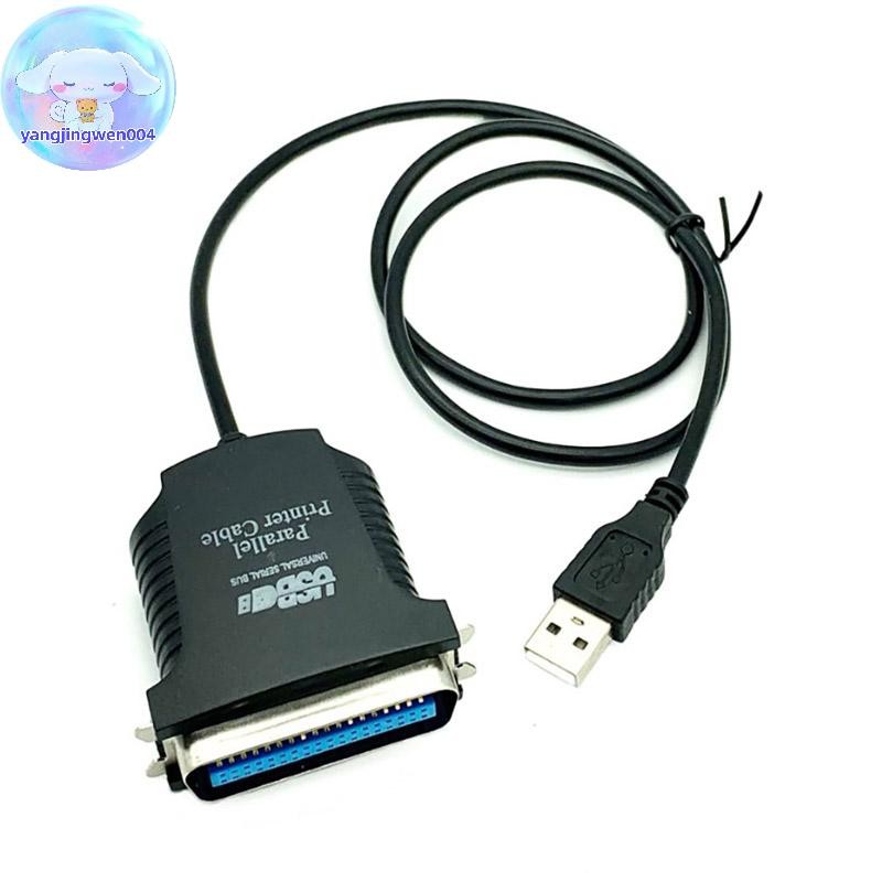 Yangwen สายเครื่องพิมพ์ USB เป็นแบบขนาน, สายเคเบิลอะแดปเตอร์พอร์ต USB 36 พิน | Shopee Thailand
