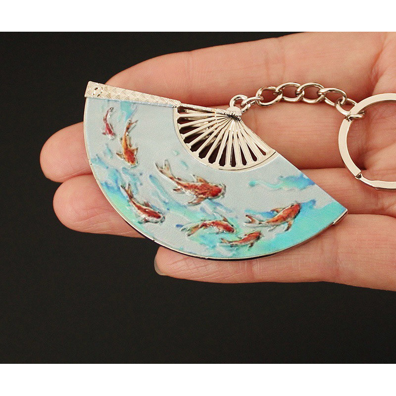 Valorant FULL METAL CARP FAN KEYCHAIN 3D EMERGING ENGRAVED | Shopee ...