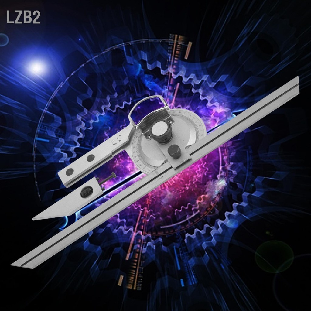 LZB2 Universal Bevel Protractor 0-360 องศามุม Square Finder ไม้บรรทัดวัดเครื่องมือ | Shopee Thailand