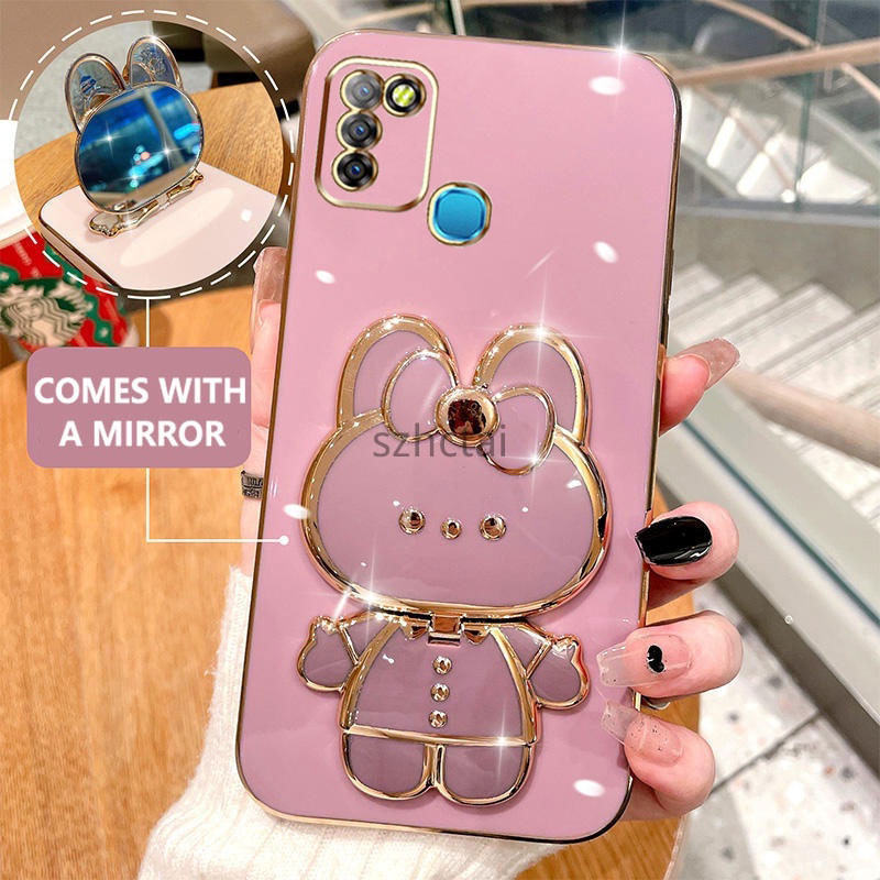 เคสโทรศัพท์ชุบหรูหรา Infinix Smart 5 X657 X657C X657B Hot 10 Lite เคส ...